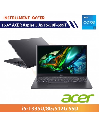 ACER Aspire 5 A515-58P-599T 15.6" (i5-1335U/8G/512G SSD) - TW Forwardmall
