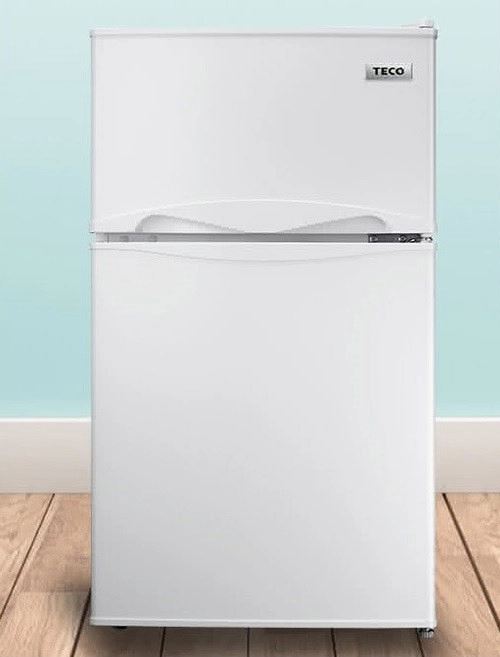 TECO 101L Double Door Refrigerator (R1011W) - TW Forwardmall